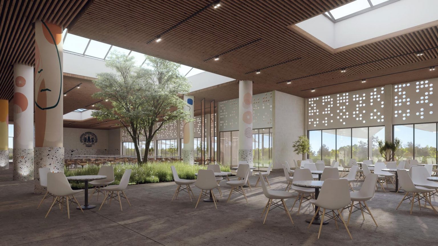 Universal American School Cafeteria – DAR