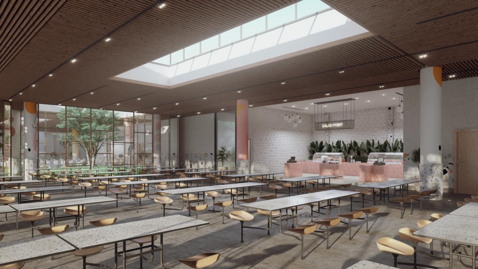 Universal American School Cafeteria – DAR